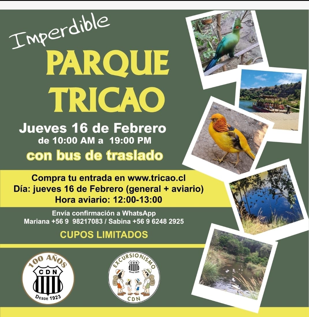Club Deportivo Nacional | Invitación Parque Tricao